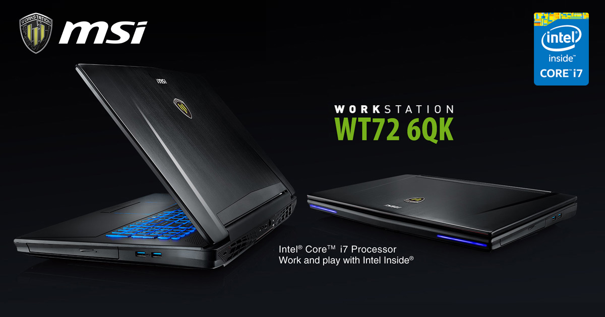 MSI Workstation WS72