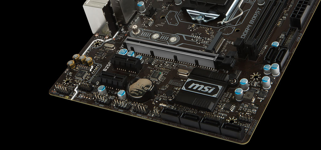 MSI B250M PRO-VD, Socket 1151, Intel® B250, Dual 2xDDR4-2400 - ATEHNO