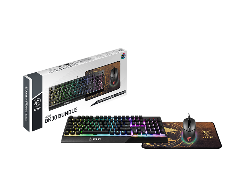 MSI VIGOR GK30 BUNDLE - НАЧНИ СВОЮ ИГРУ | ПЕРИФЕРИЙНЫЕ УСТРОЙСТВА MSI