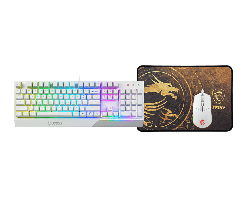 MSI VIGOR GK30 WHITE BUNDLE - НАЧНИ СВОЮ ИГРУ | ПЕРИФЕРИЙНЫЕ УСТРОЙСТВА MSI