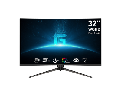 MSI G32CQ5P Curved Gaming Monitor - 32 Inch, 16:9 WQHD (2560x1440), 1ms ...