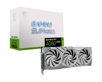 MSI GeForce RTX™ 4080 SUPER 16G GAMING SLIM WHITE