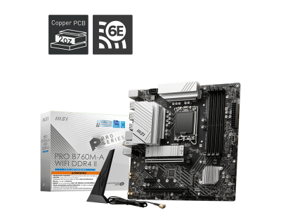 PRO B760M-A WIFI DDR4 II | Материнская плата MSI серии PRO