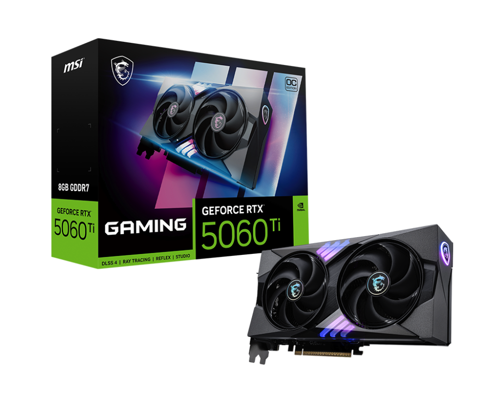 MSI GeForce RTX 5060 Ti 8G GAMING OC MSI GeForce RTX 5060 Ti 8G GAMING OC