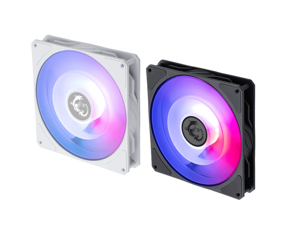 MPG D160 ARGB / WHITE | FAN | DOUBLE THE BLADES, MAXIMIZE THE AIRFLOW