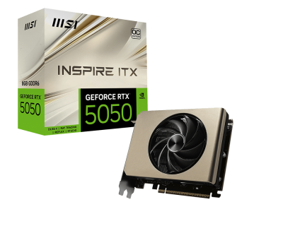 MSI GeForce RTX™ 5050 8G INSPIRE ITX OC