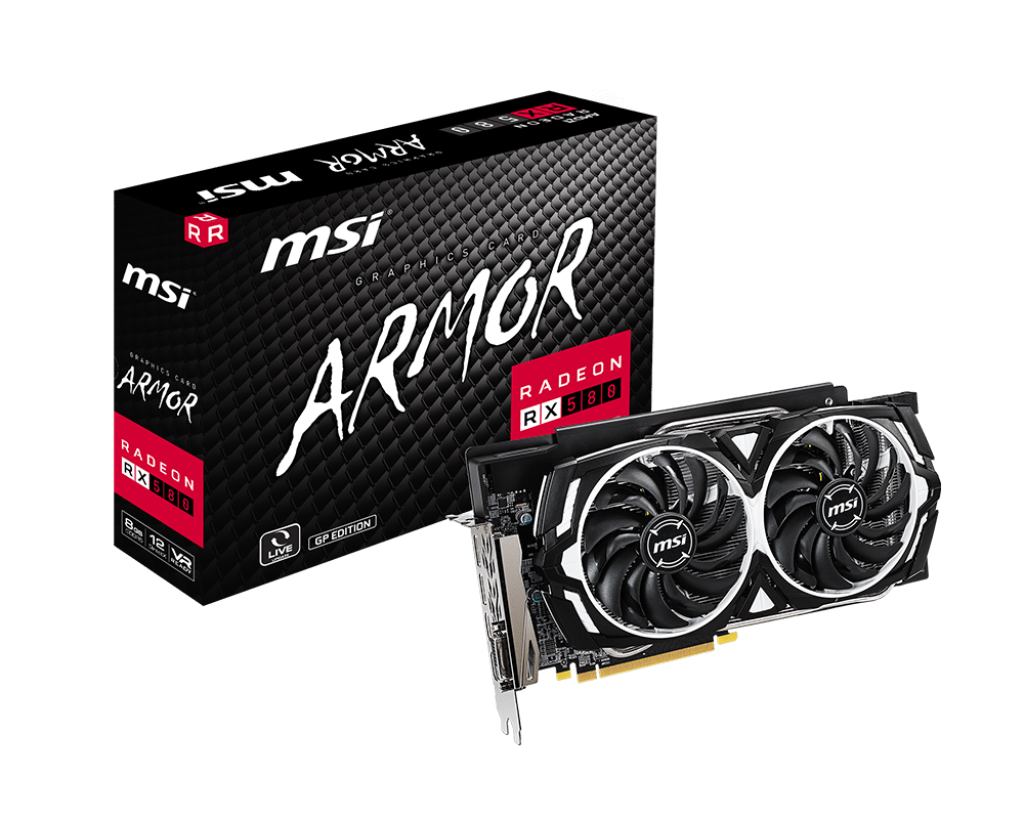 MSI Radeon RX 580 ARMOR GP - игровая графическая карта MSI