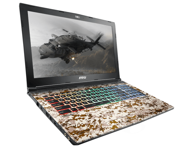 Specification for GE62VR 7RF Camo Squad Limited Edition | Laptops - The ...