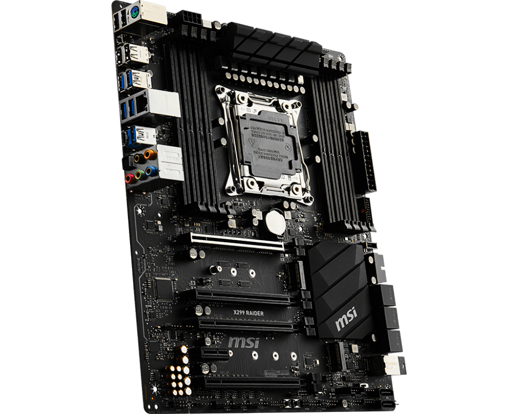 For Neat High End PC Build MSI X299 RAIDER Motherboard MSI Global For Neat High End PC Build MSI X299 RAIDER Motherboard MSI Global