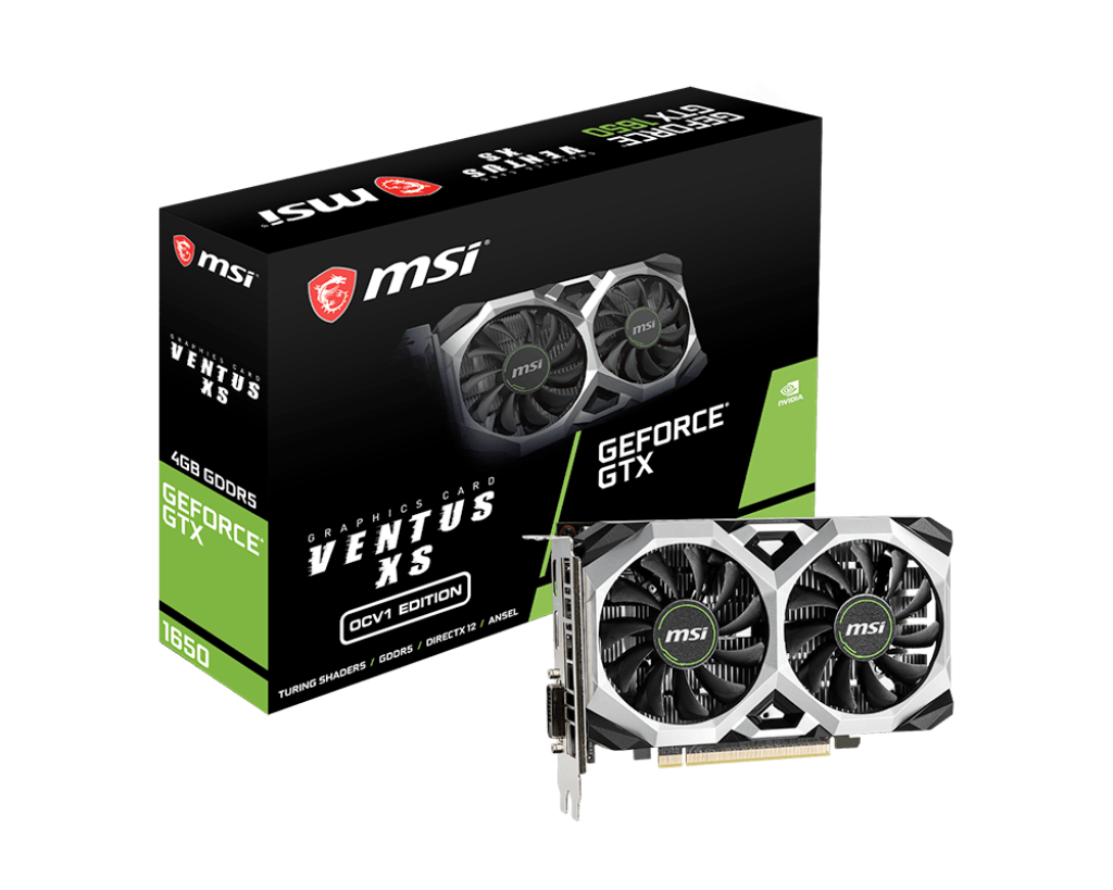 Specification GeForce GTX 1650 VENTUS XS 4G OCV1 