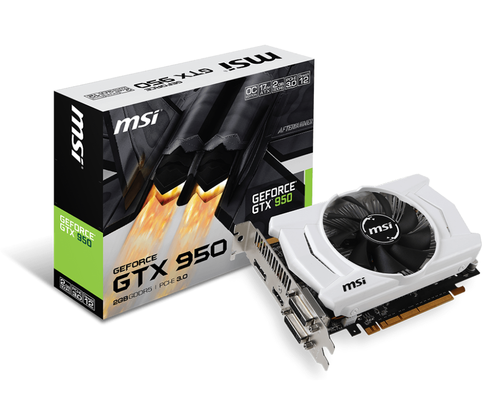 Specification GeForce GTX 950 2GD5 OC | MSI USA
